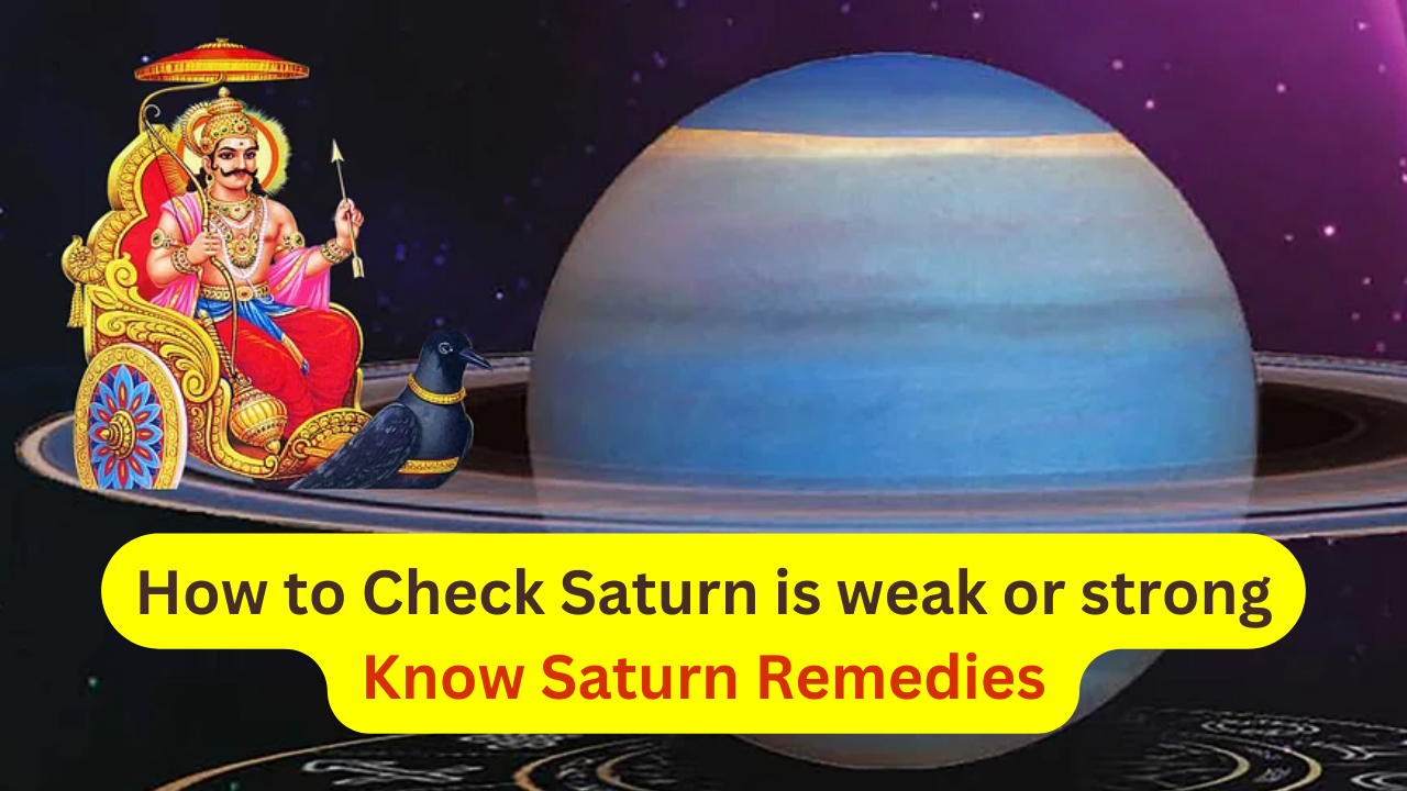 How To Check Saturn Is Weak Or Strong | Astrology Support
