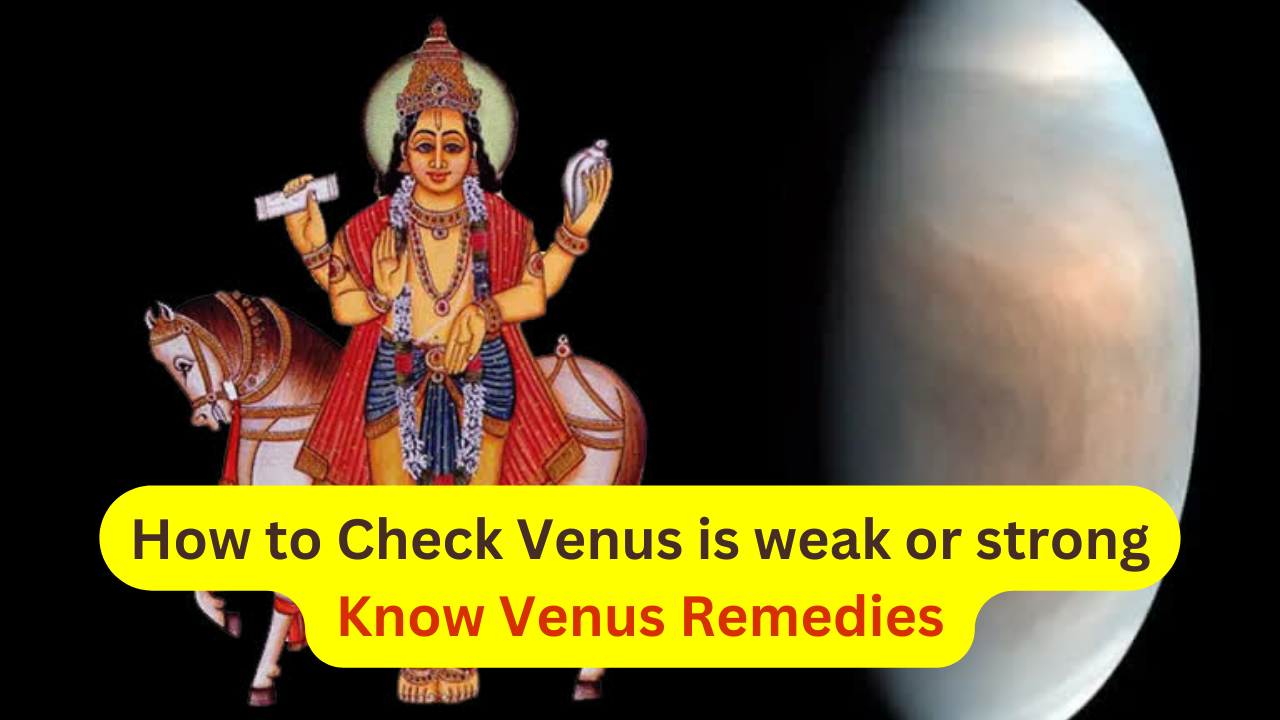 How To Check Venus Is Weak Or Strong | Astrology Support